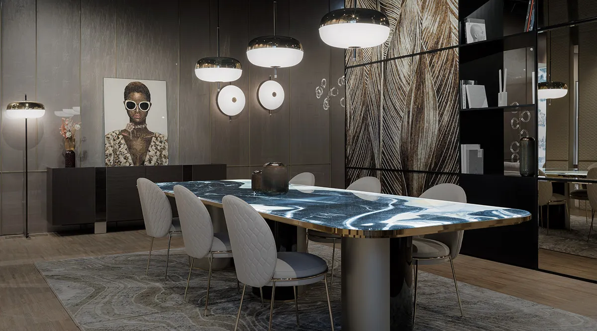 Luxury dining room interior design | SICIS